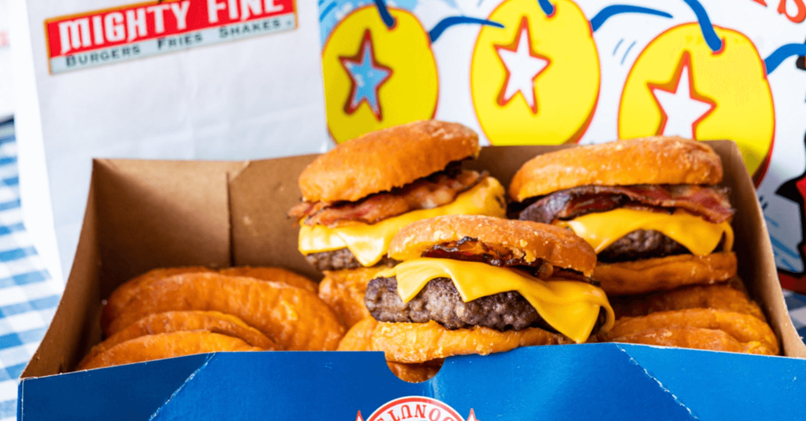 Mighty Fine partners with Round Rock Donuts for epic burger - Shop The Rock